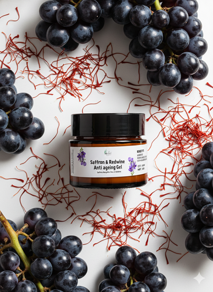 Saffron & Redwine Anti-aging Gel – Iyarkai Health & Wellness